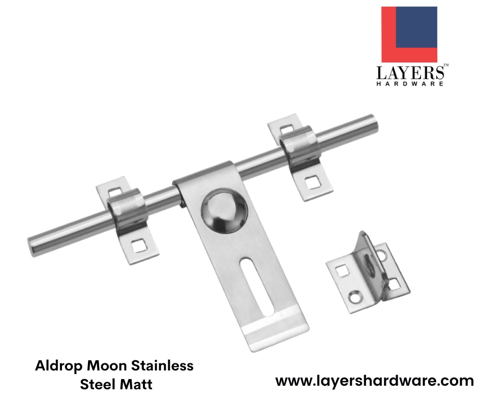 Layers Hardware™ Aldrop Moon Stainless Steel Matt
